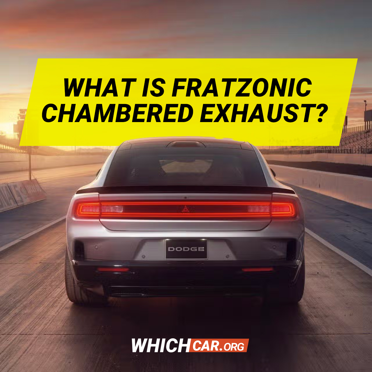 What is Dodge's Fratzonic Chambered Exhaust System? // WhichCar.org